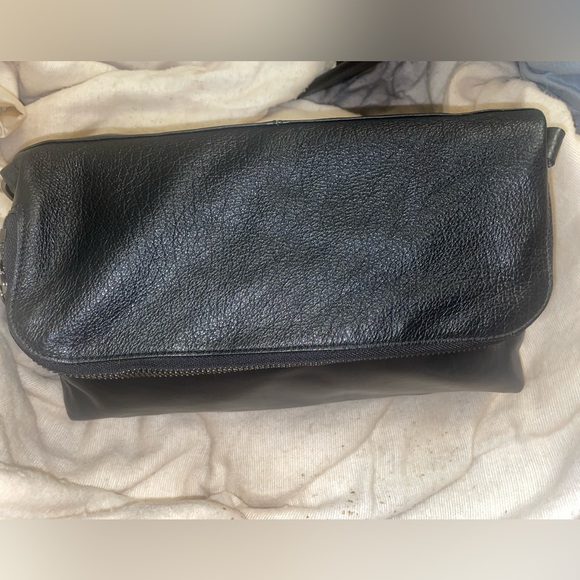 AB A. Bellucci | Bags | Ab A Bellucci Fold Over Italian Leather Large ...